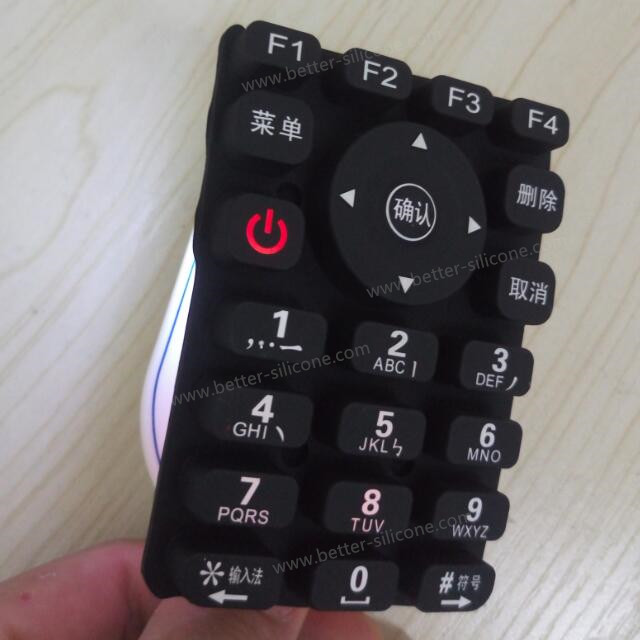 Silicone Rubber Laser Etching Keypad Keyboard for Led Backlight ...