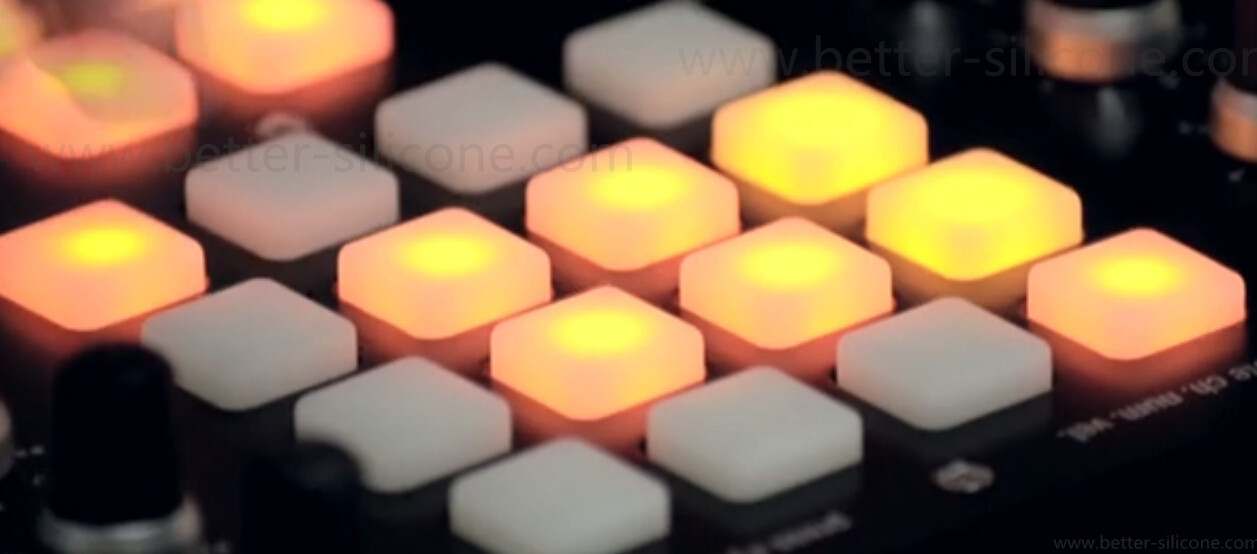 4x4 Translucent Silicone Keypad from China manufacturer - Better Silicone