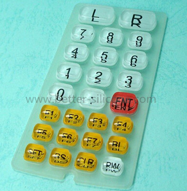 Epoxy Resin Coated Silicone Rubber Keypad from China manufacturer ...