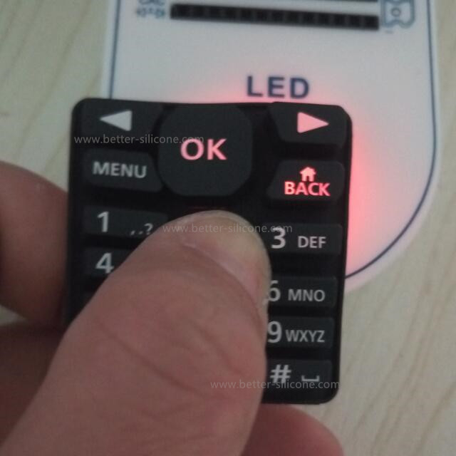 Laser Engraving Silicone Keypad for Backlight Effects from China ...