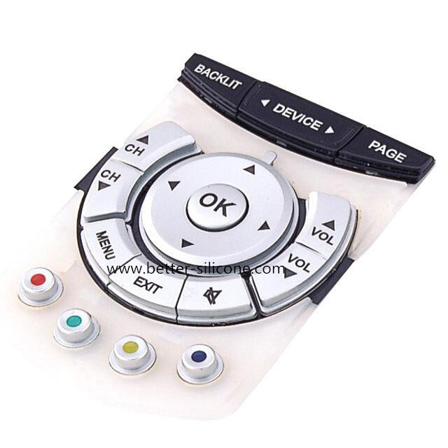 Silicone Rubber Keypad with Plastic Key Cover from China manufacturer ...
