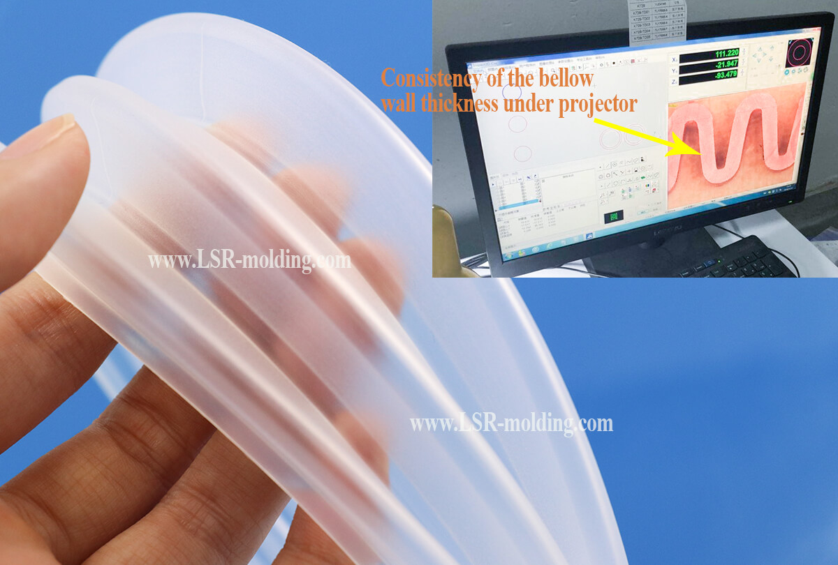 Rubber Compression Molding for Silicone Bellows from China manufacturer ...