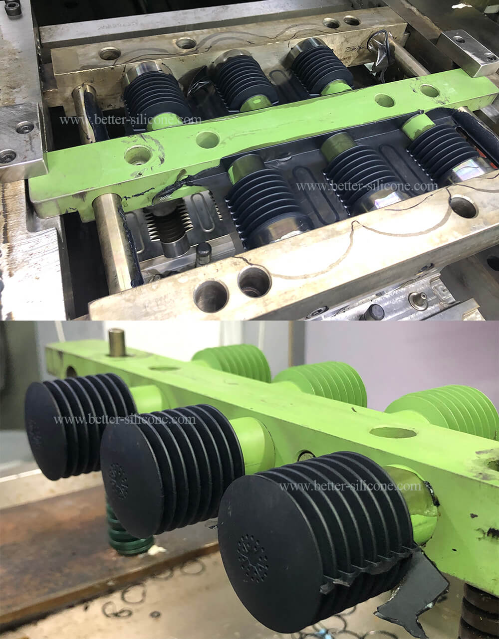 Rubber Compression Molding for Silicone Bellows from China manufacturer ...