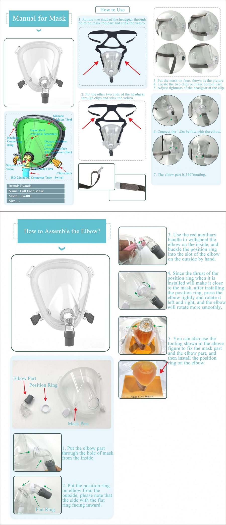 CPAP Sleep Apnea Mask | Factory Hot Sale Treatment Full Face Mask