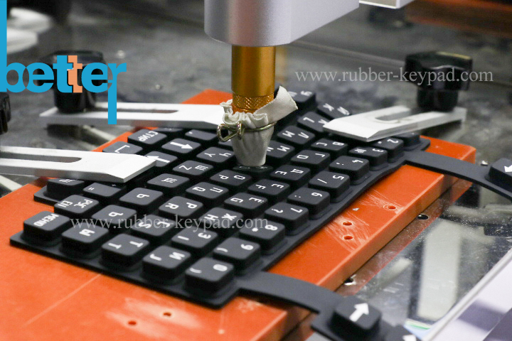 Manufacture Laser Engraving Keypad Silicone Rubber Custom Keyboard