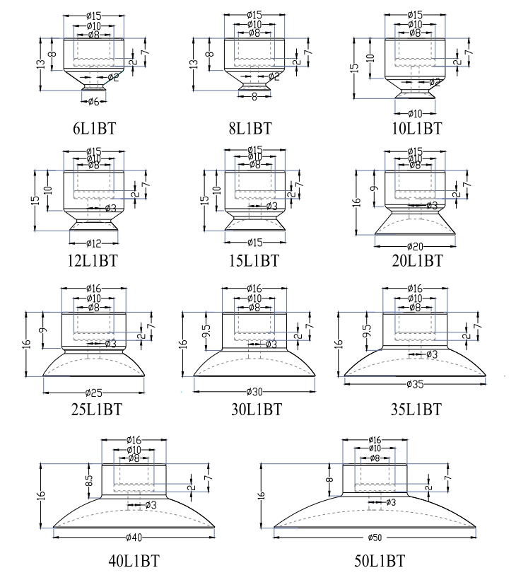 Industrial Vacuum Suction Cups | Heavy Duty Industrial Vacuum Pads ...