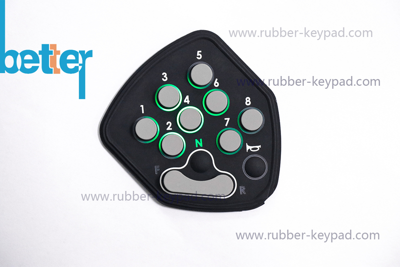 Manufacture Laser Engraving Keypad Silicone Rubber Custom Keyboard