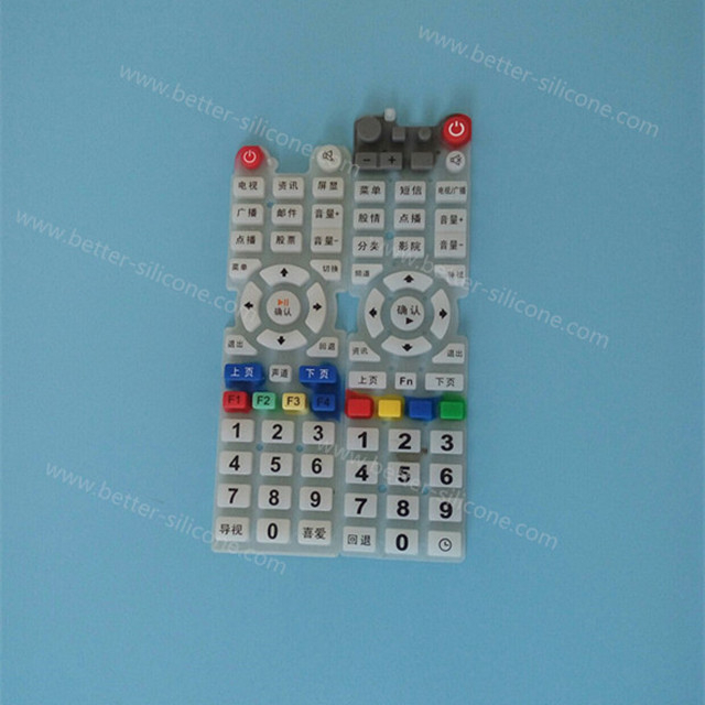 Custom Silk Screen Silicone Rubber Keypad from China manufacturer ...
